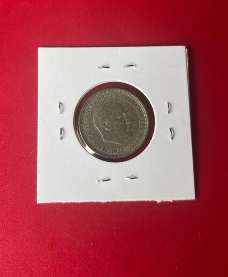 1957 25 PTAS SPAIN COIN - NICE WORLD COIN !!! | eBay