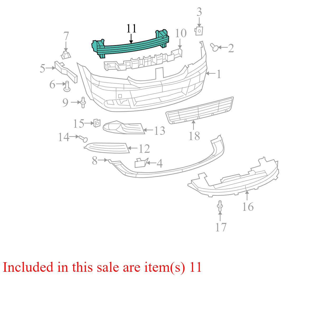 2009-2020 Dodge Journey Front Bumper Impact Bar Used OEM 68057681AG | eBay