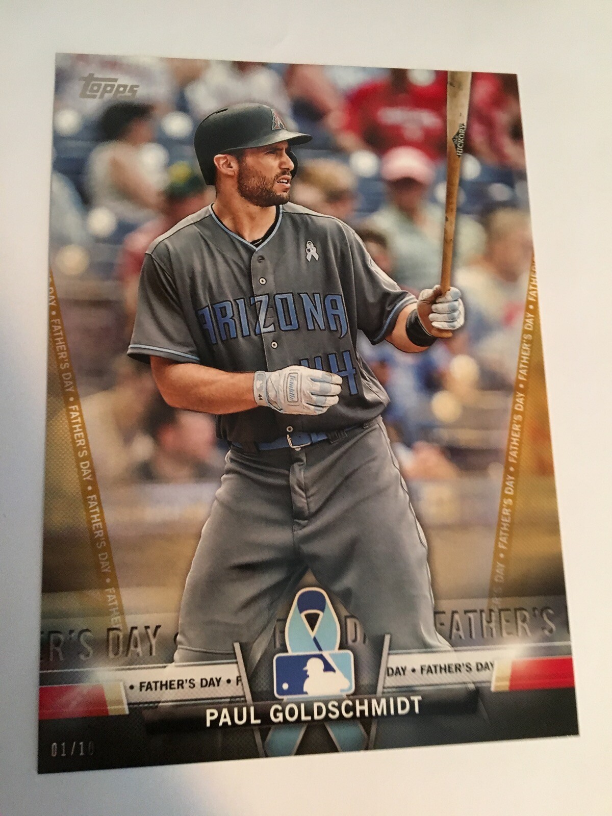 2018 Topps Salute 5x7 Jumbo Paul Goldschmidt DBacks TS16 Gold 01/10 | eBay