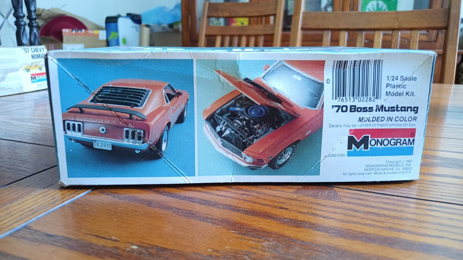 Monogram '70 Boss Mustang 1/24 Plastic Model Kit 2282 | eBay