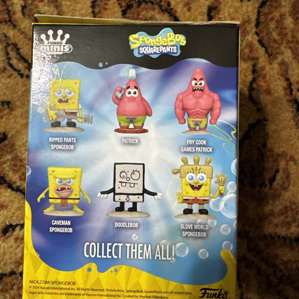 SPONGEBOB SQUAREPANTS - Five Below Funko Minis Vinyl Figure - CAVEMAN ...