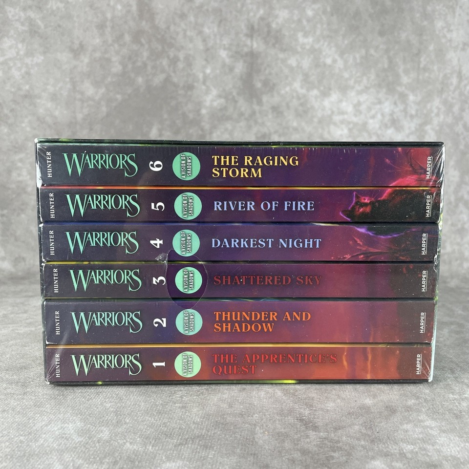 Warriors A Vision of Shadows Box Set Volumes 1 to 6 by Erin Hunter ...