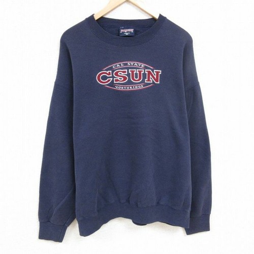 XL Vintage Jean Sports Long Sleeve Sweatshirt Men's 00s CSUN Used SSYR ...