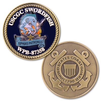 US Coast Guard Cutter USCGC Swordfish WPB-87358 Challenge Coin | eBay