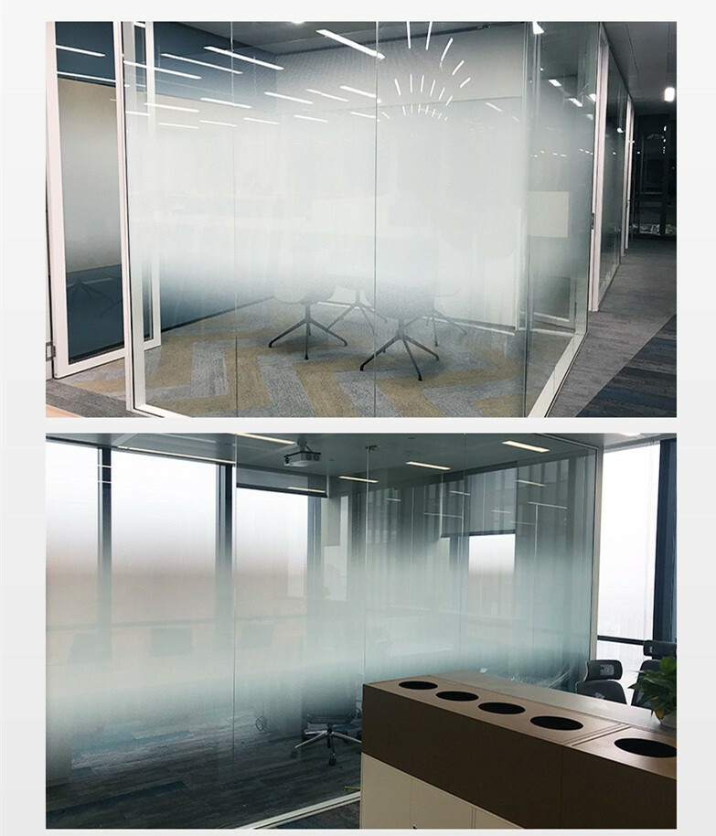 Semi-Private Window Film House Office Privacy Two Way Gradient Dot ...