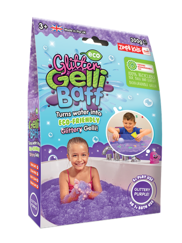 GELLI BAFF Pink Green Red Blue-Glitter Pink-Colour Change-Smelli Jelly ...