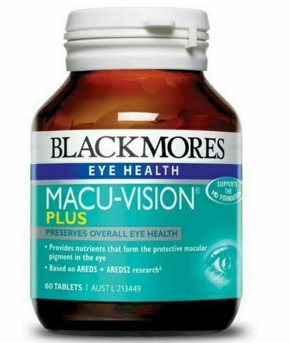 Blackmores Macu-Vision Plus Eye Health Tablets - Pack of 60 (28359) for ...