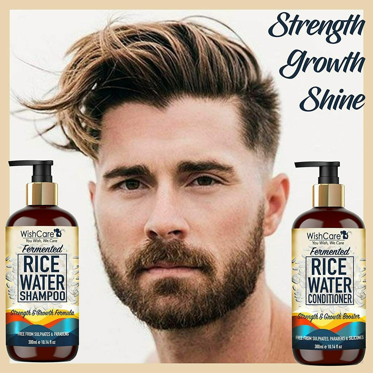 Organic Fermented Black Rice Water Hair Growth Spray