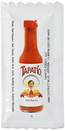 Tapatio Hot Sauce - 50 1/4 oz. Travel Packets Pack of 50 for sale ...