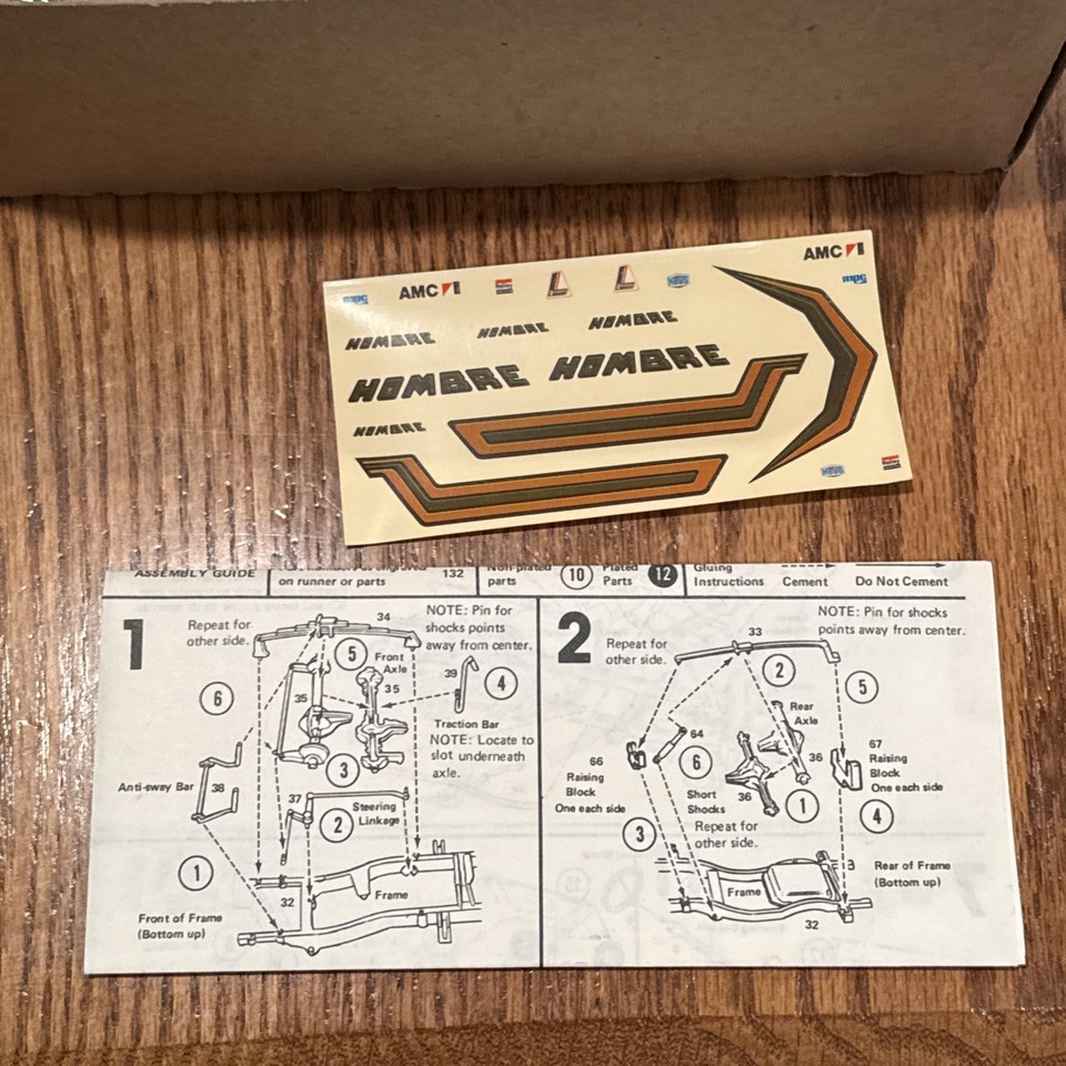 M4B MPC JEEP HOMBRE OFF ROAD PICKUP TRUCK MODEL KIT 1977 1:25 0716 | eBay