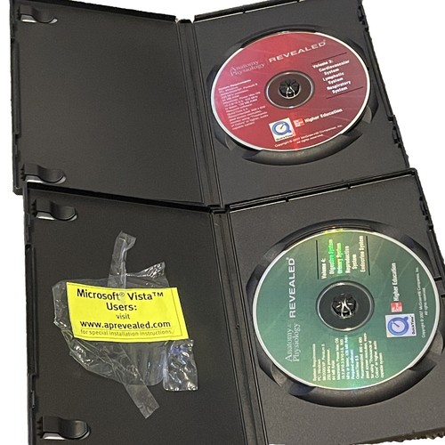 McGraw Hill Anatomy Physiology Revealed Vol 3 & 4 Interactive CD Rom ...