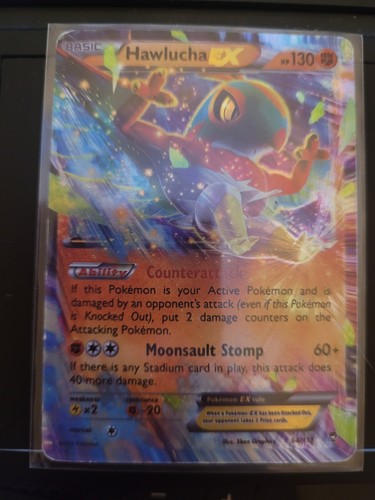 Carte Pokemon Hawlucha EX 64/111 HP130 2014 English Version Prix ...