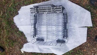 WD28x26099 GE DISHWASHER Bottom Lower Dish Rack with silverware basket ...