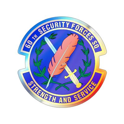 60 Security Forces Squadron AMC (U.S. Air Force) Holographic STICKER | eBay