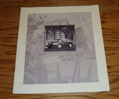 Original 1996 Oldsmobile Achieva Deluxe Sales Brochure 96 | eBay