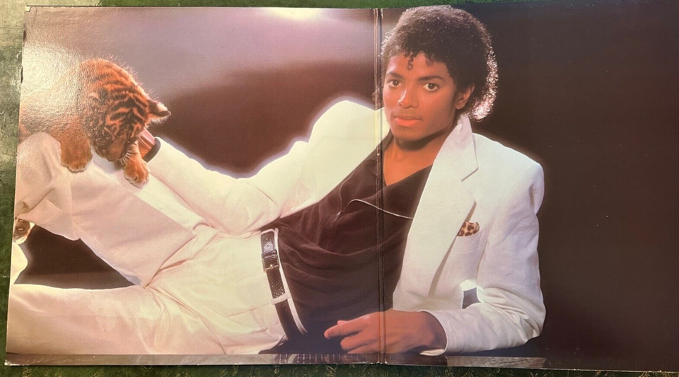 Michael Jackson Thriller RARE 1st pressing with error on back cover | eBay