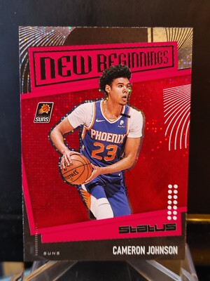 Cameron Johnson 2019-20 Panini Status New Beginnings Red #24 - Phoenix ...