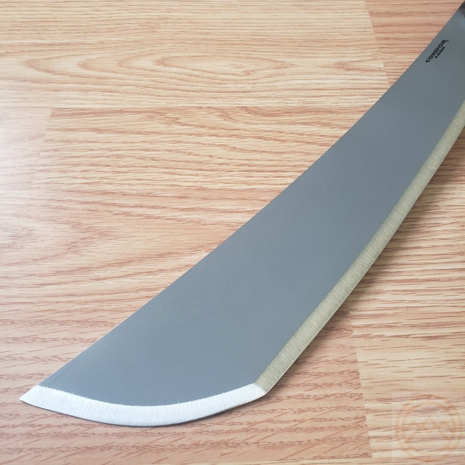 Condor Makara Machete Fixed Knife 14.01" 1075 Carbon Steel Blade Walnut ...