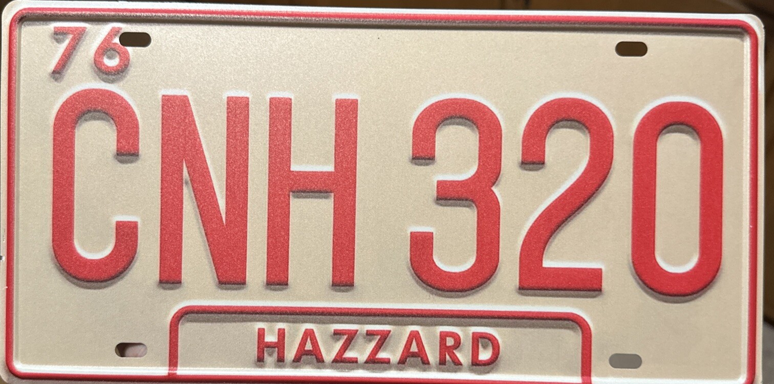 Metal Sign The Dukes Of Hazzard General Lee License Plate 7x12 Mancave ...