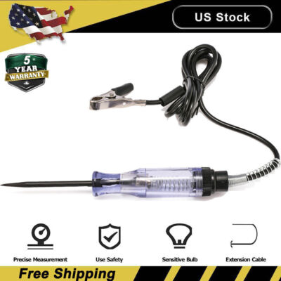 Test Light Car Circuit Tester Probe 6V 12V 24V Voltage Continuity ...