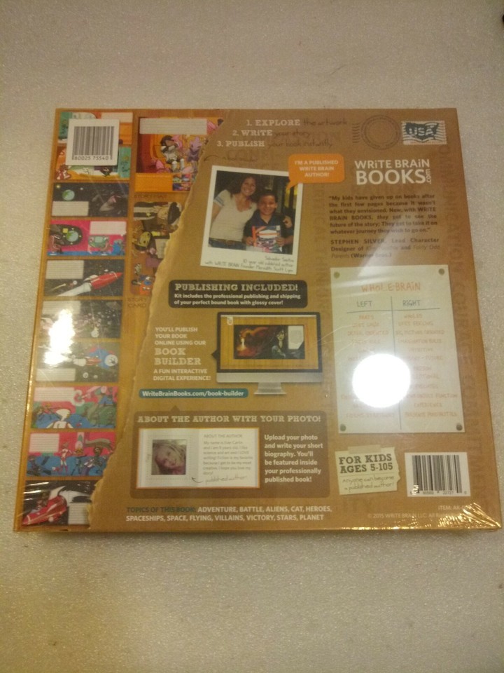 NEW ~ Write Brain Books AUTHOR'S KIT ~ Write & Publish Your Own Book ...