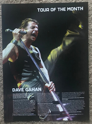 DAVE GAHAN - 2003 Full page UK magazine poster DEPECHE MODE | eBay ...