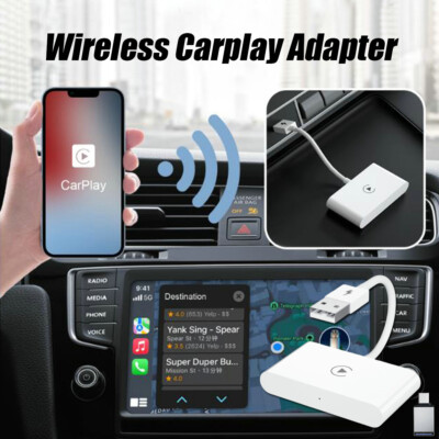 Wireless CarPlay USB Adapter Dongle For Apple iOS 10+ Car Auto ...