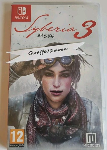 Syberia 3 Used Nintendo Switch Game | eBay