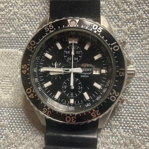 ORIENT TT11-CO-B Chronograph Diverse Black 5×4.6cm | eBay
