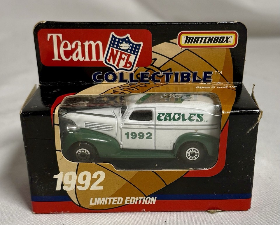 NEW NFL Matchbox 1992 Limited Edit. '39 Chevy Delivery Sedan ...