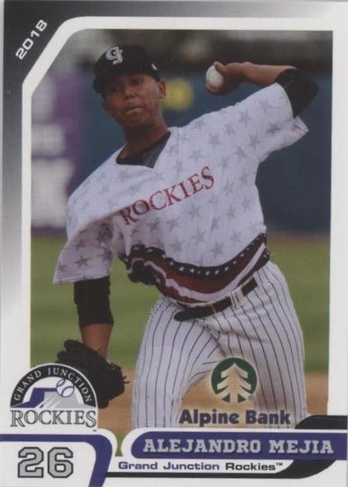 2018 Grandstand Grand Junction Rockies - Alejandro Mejia (RC) for sale ...