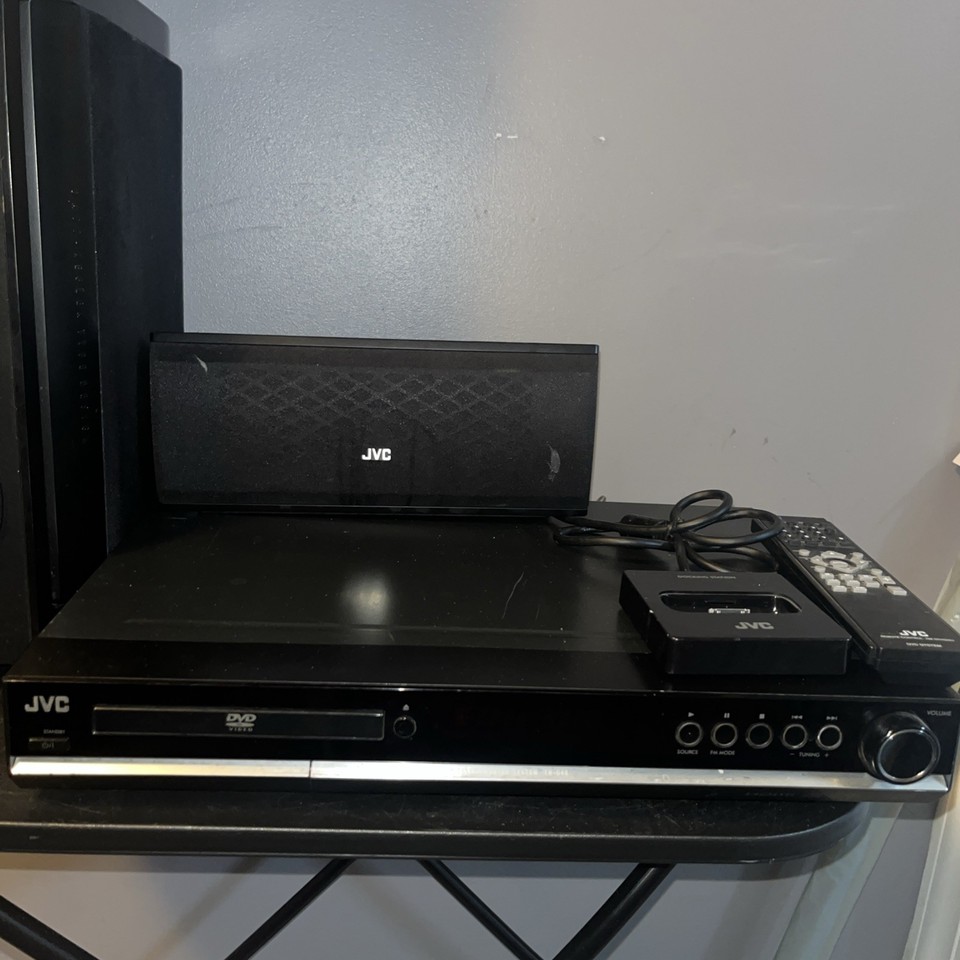 JVC DVD Digital Theater System TH-G40 5 Speakers & Sub Woofer With EU Adapter | eBay