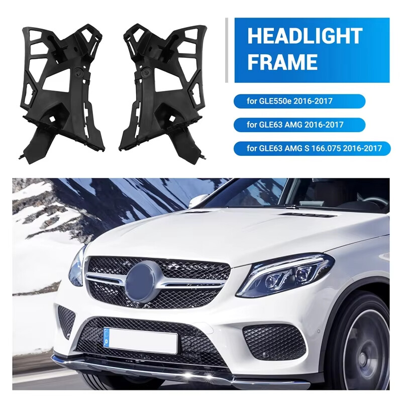 Front Bumper Headlight Frame For Mercedes Benz GLE-Class 2926200200 ...