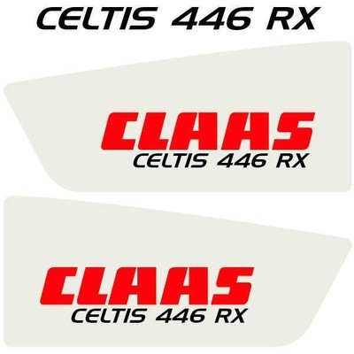 Claas CELTIS 446 RX tractor decal aufkleber adesivo sticker set | eBay