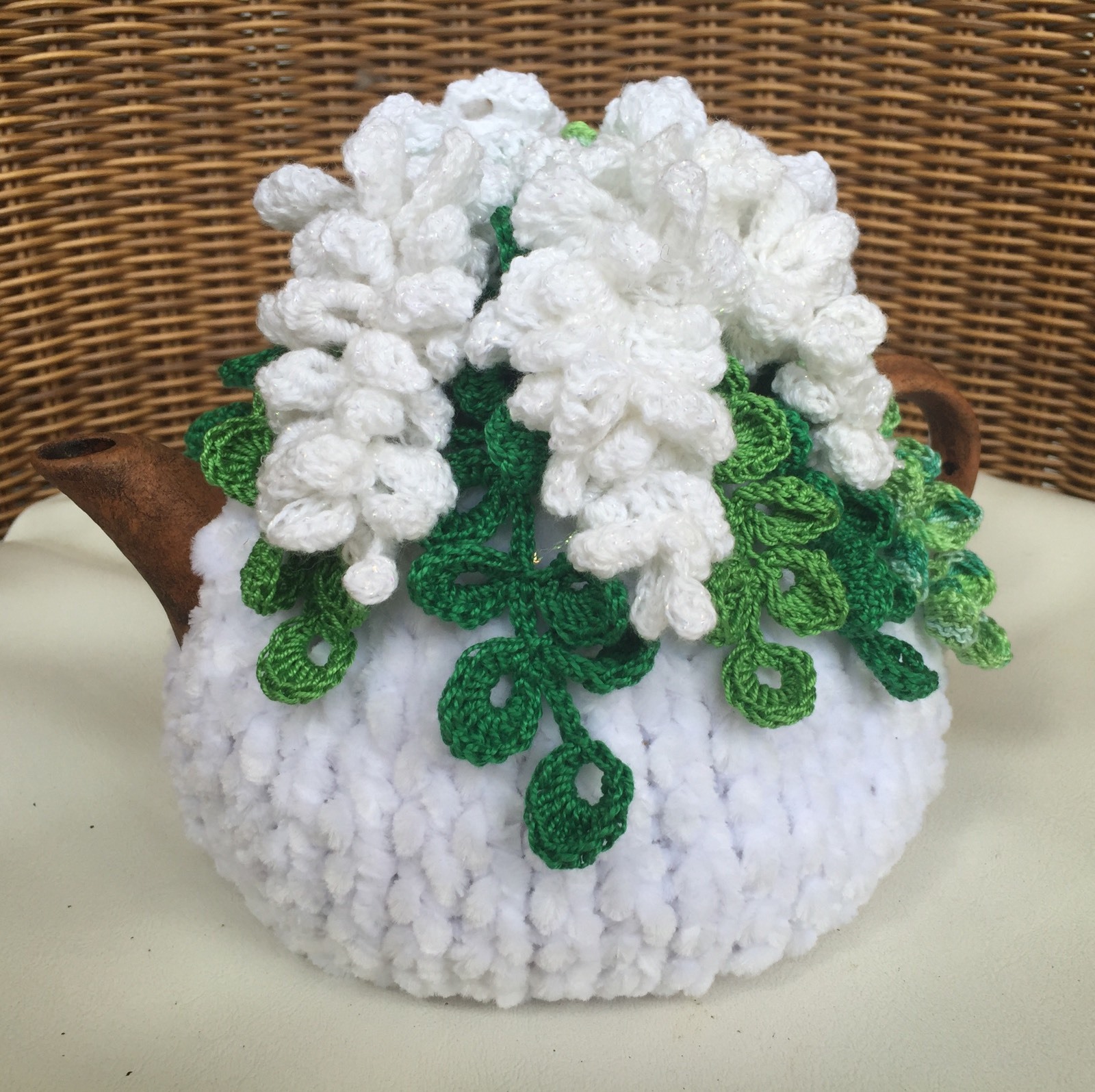 NEW Handmade Tea Cozy White Acacia From Ukrainian Designer | eBay