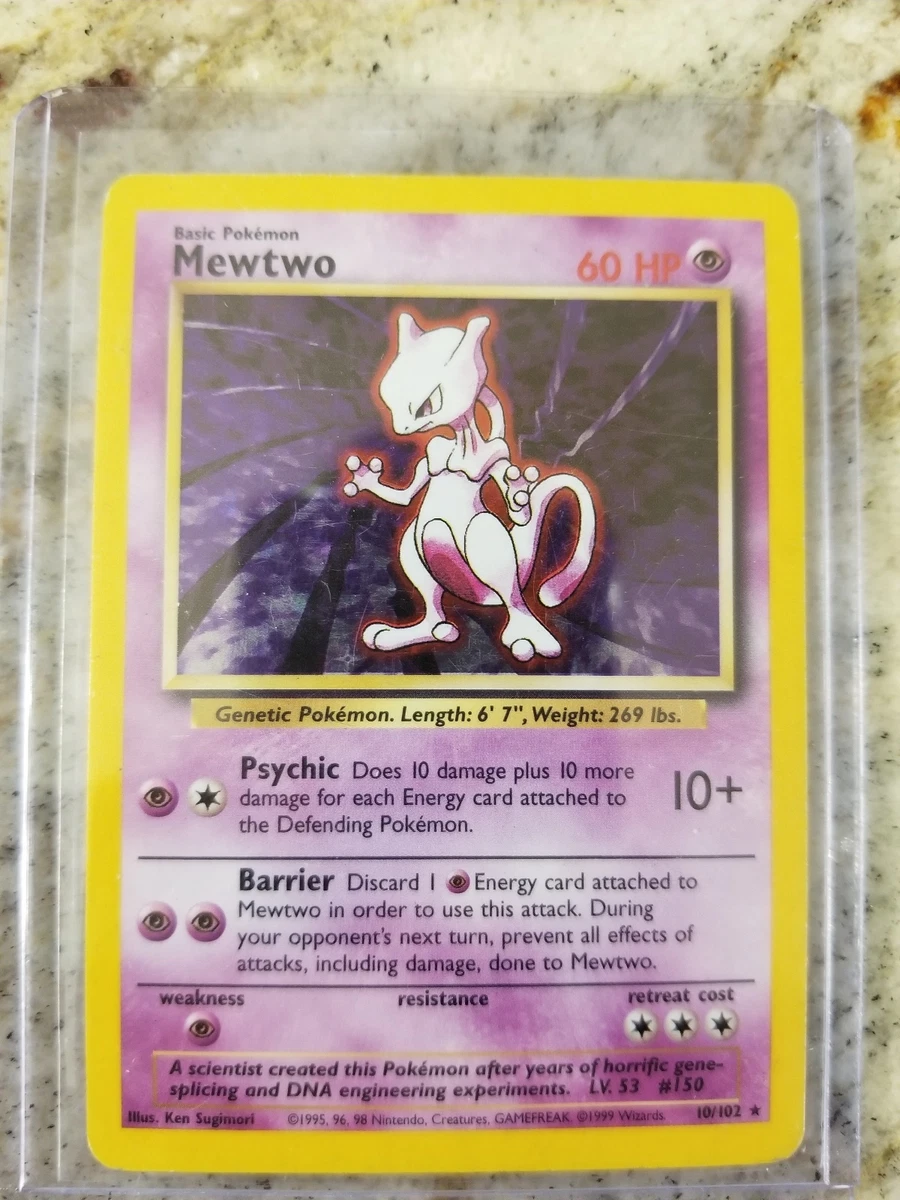 Mewtwo Card Original