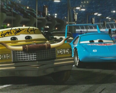 HUMPY WHEELER Signed Tex 8 x 10 Photo Racing CARS Movie DISNEY Pixar ...