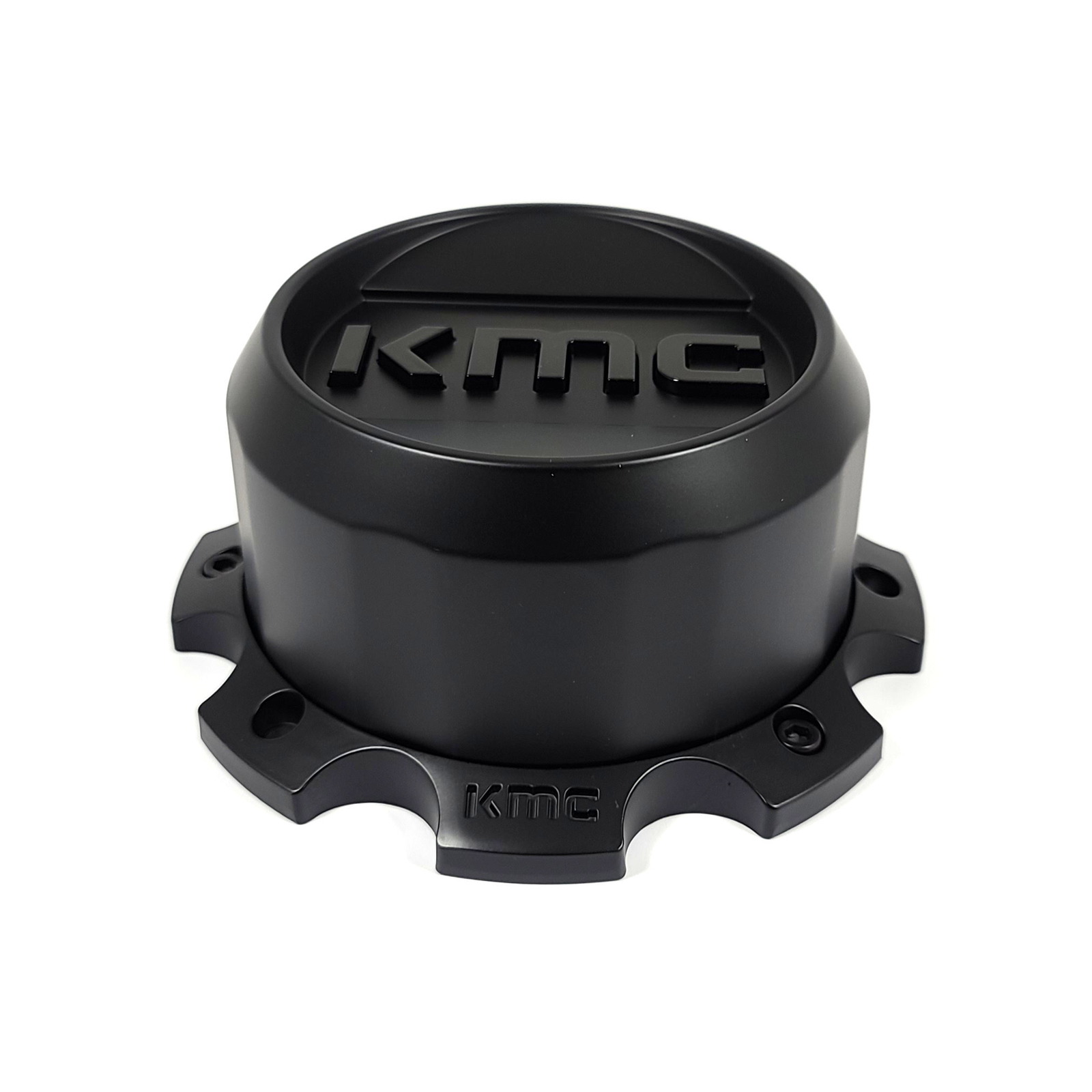 4x KMC Wheel Center Hub Caps 6-3/4"OD 3"H Bolt-On Closed-End T163H170-8 ...
