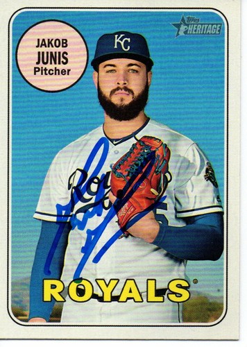 Jake Jakob Junis Kansas City Royals 2018 Topps Heritage High Number ...