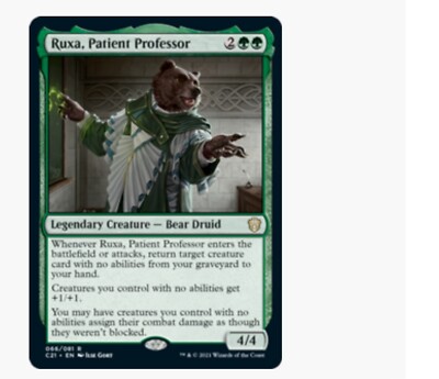 Ruxa Patient Professor + 10 random rares! mtg rare Christmas gift ...