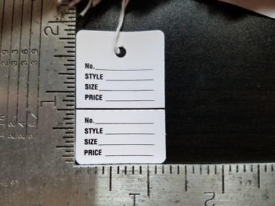Labeling & Tagging Supplies - String Price Tags 1000