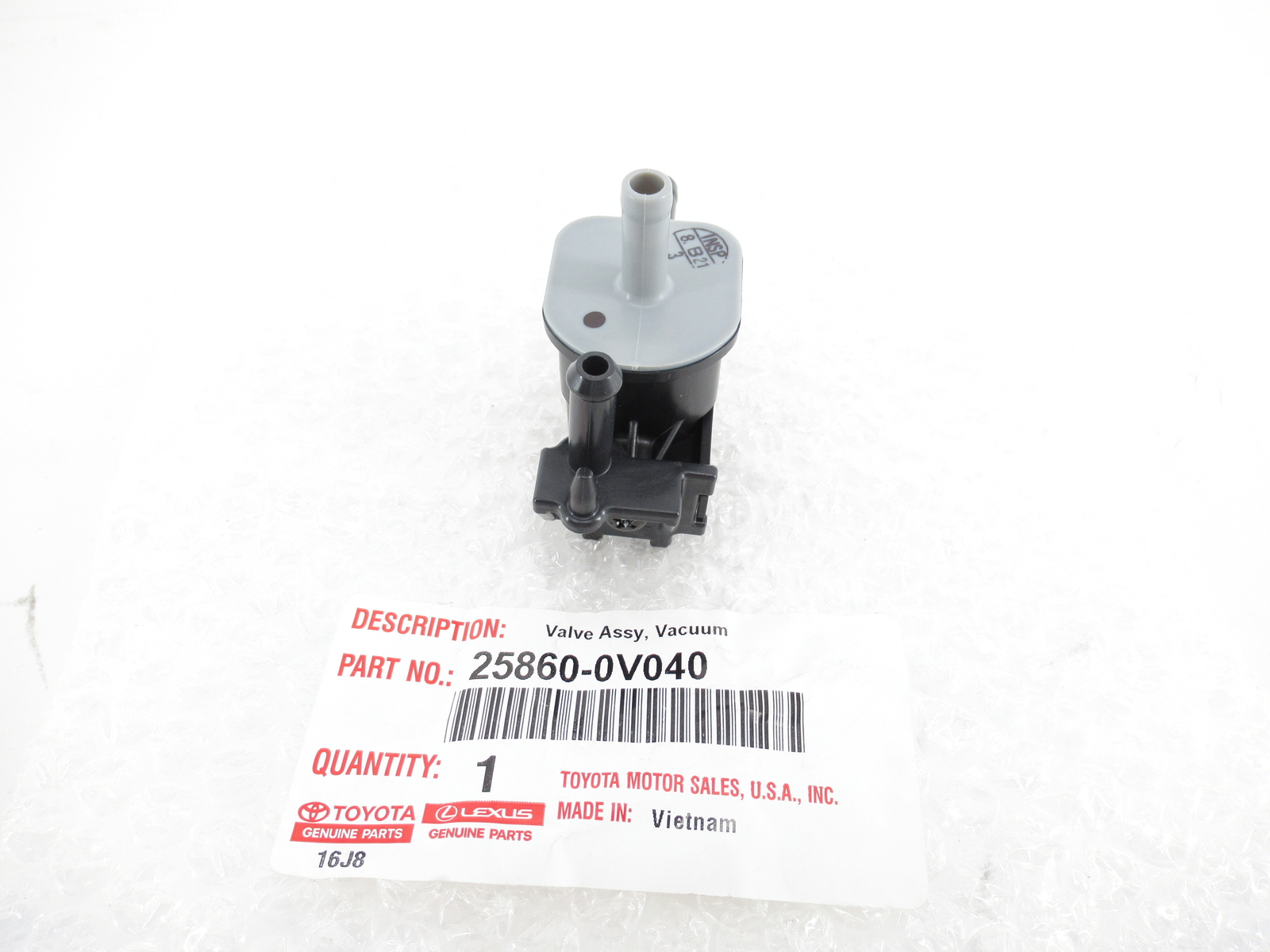Genuine OEM Toyota 25860-0V040 Vapor Canister Purge Solenoid Valve ...