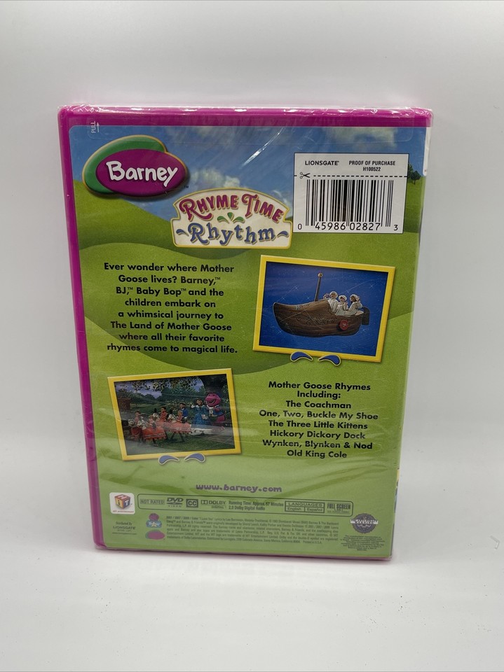 Brand New Sealed Barneys Rhyme Time Rhythm DVD 45986028273| eBay