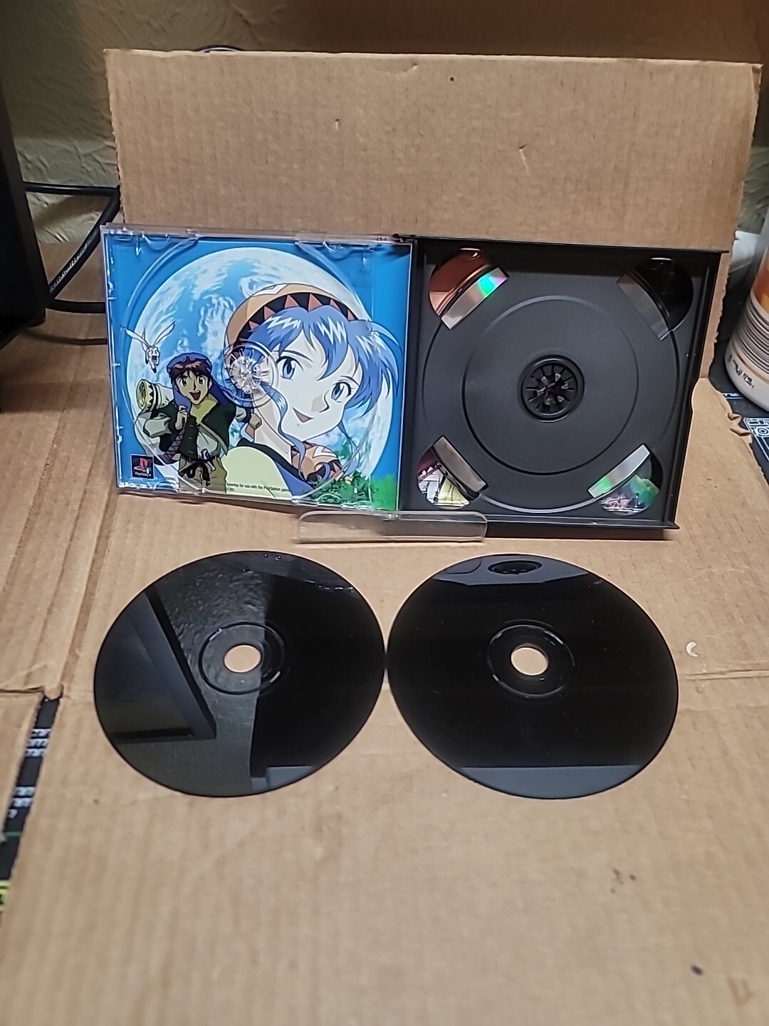 Lunar: Silver Star Story Complete (PlayStation 1 PS1, 1999) All 4 Discs ...