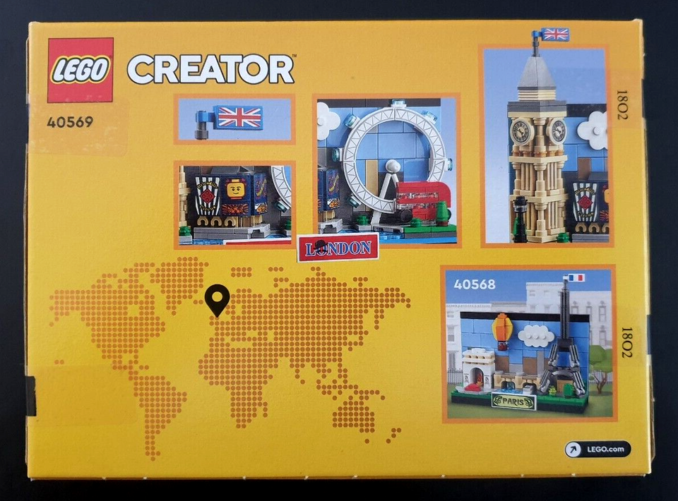 LEGO Creator London 3D Buildable Postcard 40569 Big Ben London Eye New ...