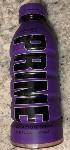 2NEW PRIME HYDRATION DRINK GRAPE FLAVORED 1 16.9 FL OZ BOTTLE LOGAN ...