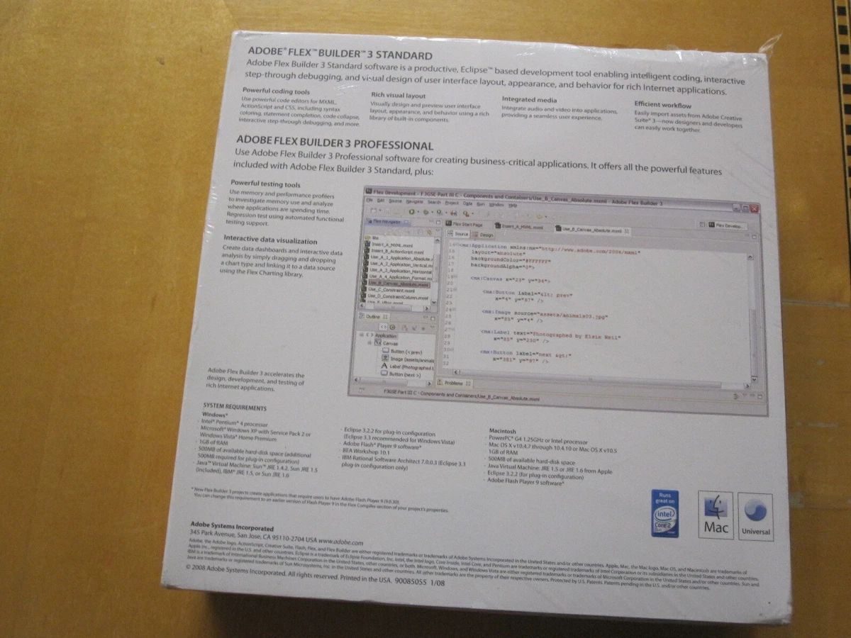 Adobe Flex Design