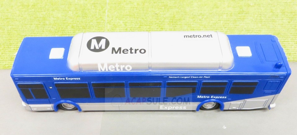 Los Angeles Metro NABI Toy Bus in Blue Express Livery Plastic 10 Inches ...