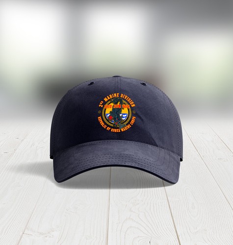 Korea ROKMC 2nd Marine Division Blue Dragon Hat Baseball Cap | eBay