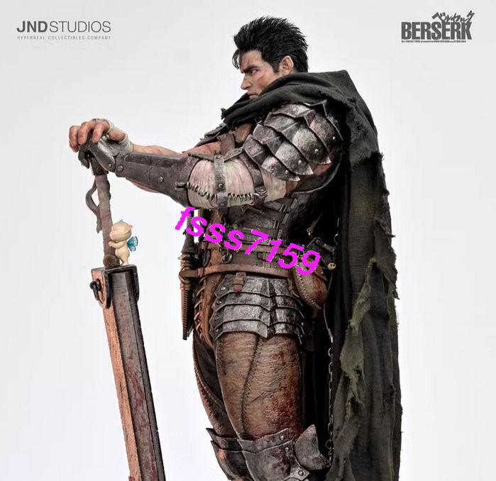 JND Studio Berserk Guts Resin Statue Pre-order 1/3 Scale Silicone ...
